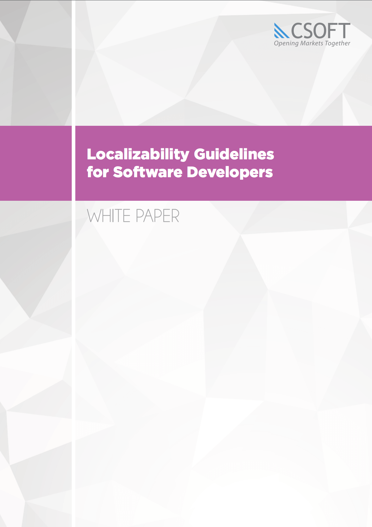 Software Internationalization (I18N) Guidelines | CSOFT International