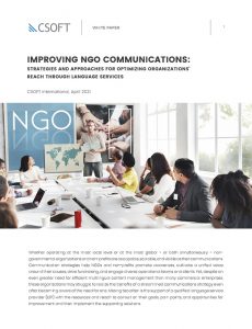 IMPROVING NGO COMMUNICATIONS | CSOFT International